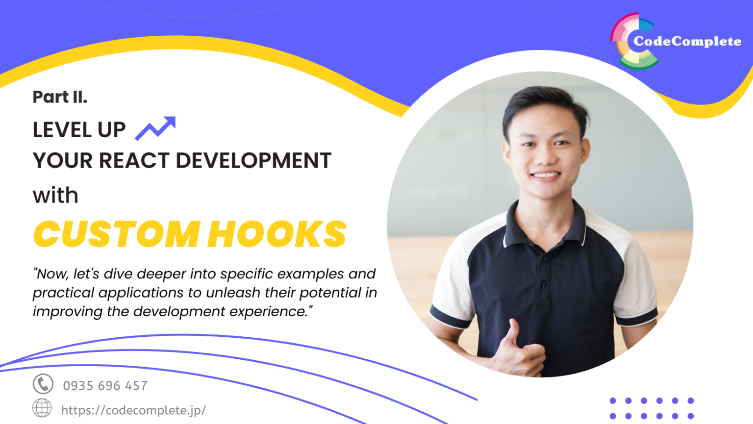 Level Up Your React Development With Custom Hooks Part 2 Codecomplete