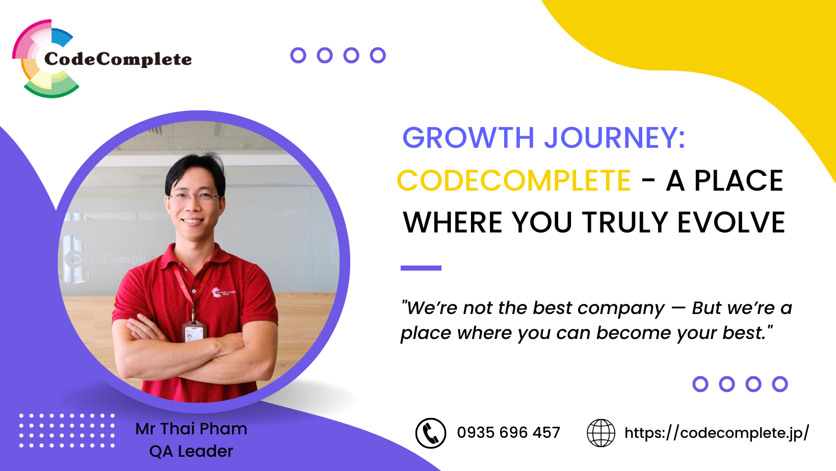 Growth Journey at CodeComplete: A Place Where You Truly Evolve - CodeComplete